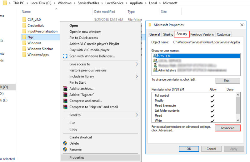 PIN Error 0x80070032 – Windows 10 Fall Creators Update – Earth's Lab
