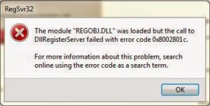 DLL register server Failed Code: 0X8002801c is missing – Earth's Lab