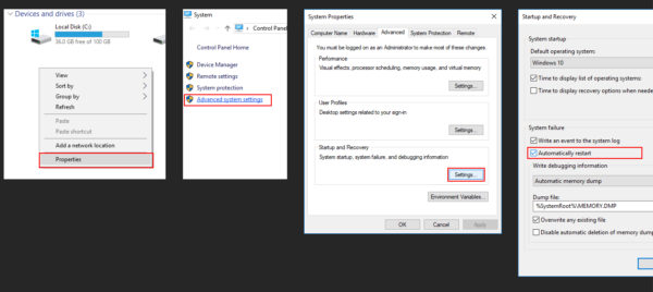 Computer Restarting Automatically Fixed Earths Lab 9918