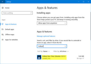 Vulkan RunTime Libraries – Earth's Lab