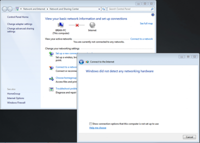 Windows did not detect any networking hardware – Fixed – Earth's Lab
