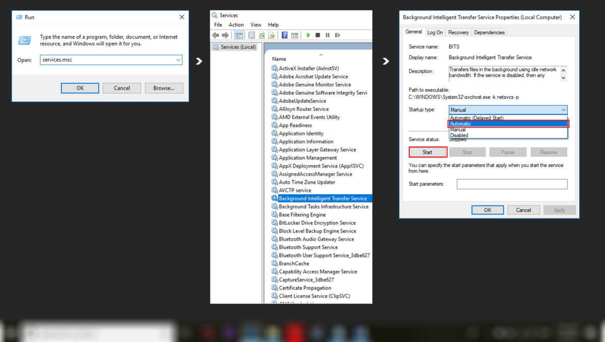 Fix Windows Update Service not Running – Earth's Lab