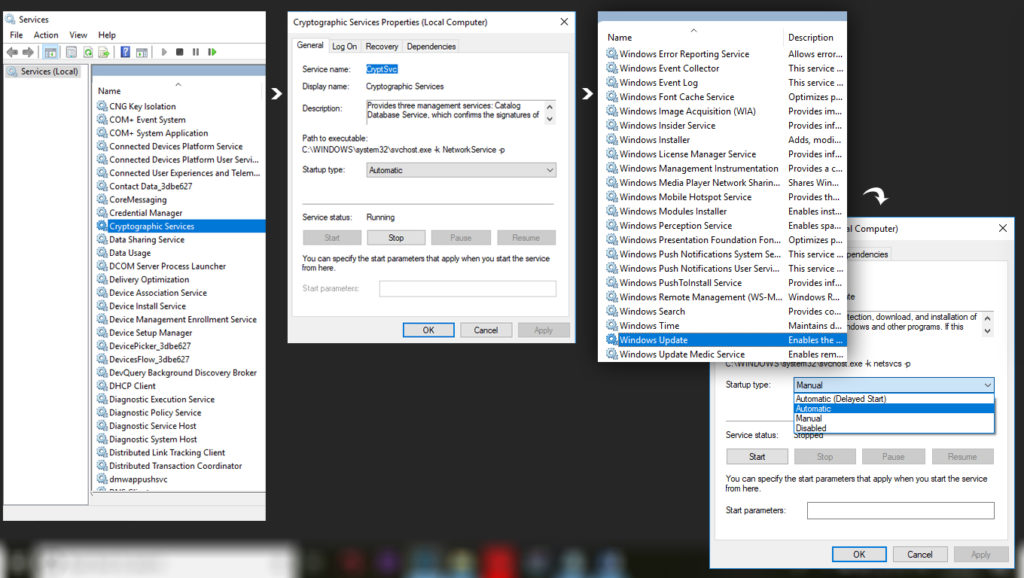 Fix Windows Update Service not Running – Earth's Lab