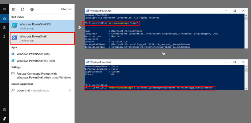 Uninstall Microsoft Edge – Earth's Lab